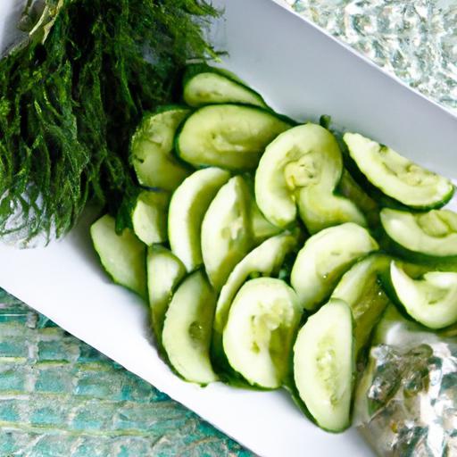 Refreshing Savory Cucumbers Cottage Cheese & Dill Delight - sickrecipes