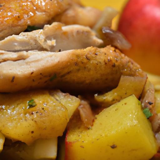 Harvest Harmony: One-Pan Chicken with Apples & Sweet Potatoes - sickrecipes